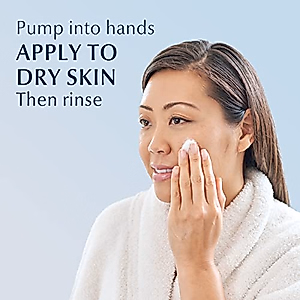 Eucerin Hydrating Foaming Daily Facial Cleanser with Hyaluronic Acid, 5 Fl Oz