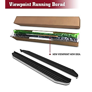 TAC Side Steps Fit 2020-2024 Ford Explorer SUV 5.5” Aluminum Black Side Bars Step Rails Nerf Bars Running Boards Off Road Automotive Exterior Accessories (2 Pieces Running Boards)