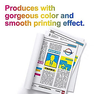 Uniwork Remanufactured Ink Cartridge Replacement for Epson 126 T126 use for Workforce 545 845 645 635 520 435 WF-3540 WF-3520 WF-3530 WF-7010 WF-7510 WF-7520 Stylus NX430 Printer Tray, 10 Pack