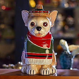 Pacific Giftware Mexican Chihuahua Ceramic Cookie Jar