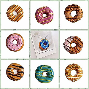3D Doughnut Resin Refrigerator Magnets Simulation Food Home Decor Fridge Magnetic Stickers Photo Office Message Kitchen Accessories(6)