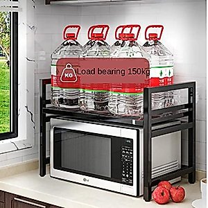 JYDQM Kitchen Storage Shelf Multi-Layer Countertop Dish Rack Home Double-Layer Storage Rack (Color : E, Size : 45cm*64cm)