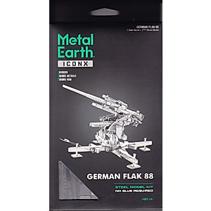 Fascinations Metal Earth Premium Series German Flak 88 3D Metal Model Kit
