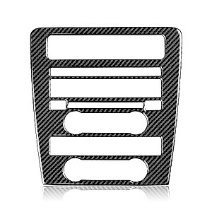 Car Center Console CD Panel Trim Accessories for Ford Mustang 2009 2010 2011 2012 2013 2014 Carbon Fiber Sticker