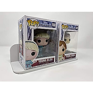 eLhook Made in USA White Stick-On Removable Adhesive Floating Wall Shelf Durable Textured ABS Injection Molded Plastic with Lipped Edges | Designed for Stick-On Adhesives or Screws