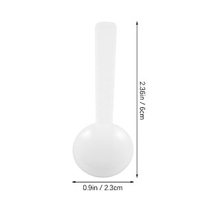 100pcs Micro Labs Liquid Measuring 1 Gram Static Plastic Tiny Scoop for Home Laboratory Kitchen