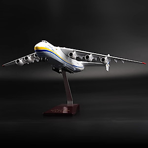 1:200 An-225 Antonov Resin Aircraft Model Toy 17 inch Ukraine Painted Mriya Transporter Display Model Plane for Collection
