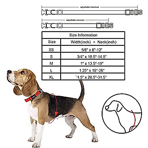 Kruz PET KZA102-18S Mesh Dog Collar for Small, Medium, Large Dogs, Adjustable Neck Collar, Soft, Lightweight, Breathable, Comfort Fit - Raspberry Pink - Small