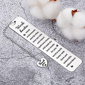 Employee Appreciation Gifts for Women Work Bestie Office Best Friend Bookmark Boss Lady Day Christmas Supervisor Leader Manager Colleague Leaving Retirement Thank You Farewell Going Away Men Her Him