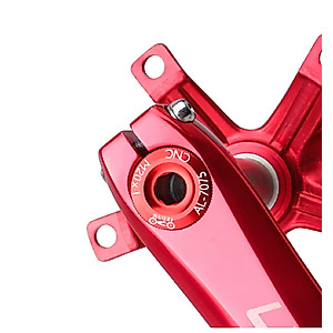 Yundxi 1 Piece Bike Crank Bolts Aluminum Alloy Bicycle Crankset Crank Fixing Bolt Chainwheel Screw Cap for Mountain Road Bike (M20*11mm)