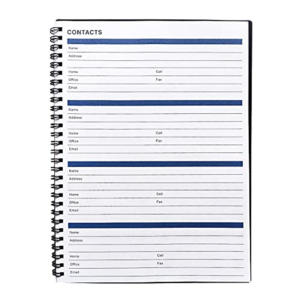 UtyTrees Calendar 2023 Planner - January 2023 - June 2024 Calendar Planner, 7.6" x 10.2", A4 2023 Calendar Planner, 18 Month Planner, with Double-Sided Storage Pocket, Premium Thick Paper, Black