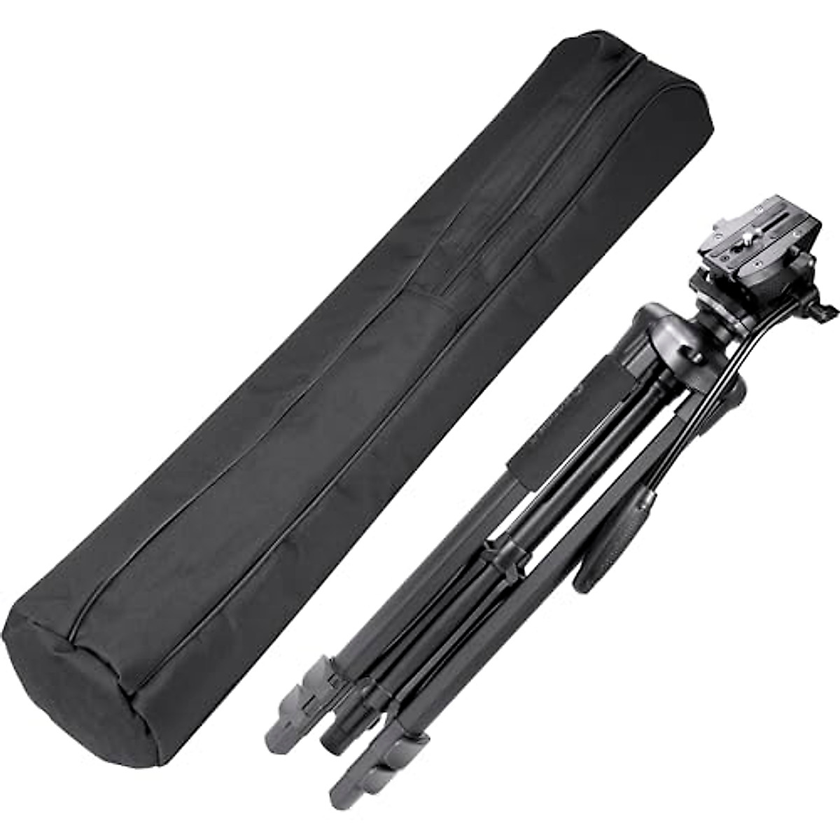 Barska AF13650 Professional Tripod with Fluid Head & Carrying Case for Spotting Scopes, Binoculars, Cameras, etc