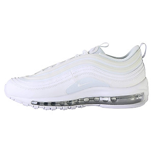 Nike Boy's Air Max 97 (Big Kid) White/White/Metallic Silver 4.5 Big Kid M