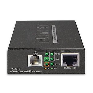 Planet VC-231G 1-Port 10/100/1000T Ethernet to VDSL2 Bridge (30a Profile w/G.vectoring)