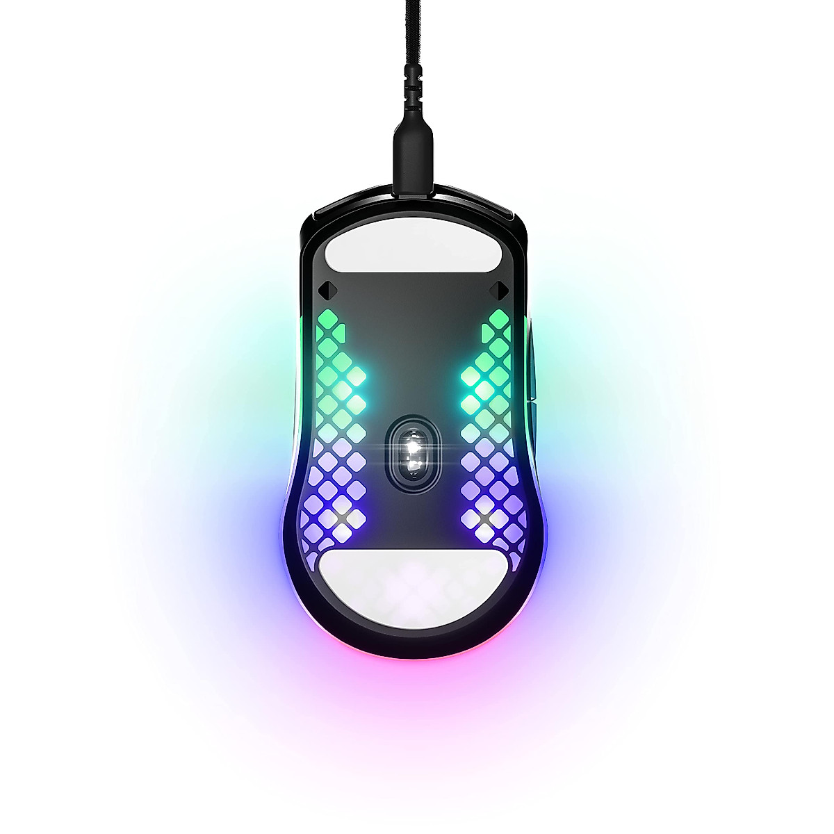 SteelSeries Aerox 3 - Super Light Gaming Mouse - 8,500 CPI TrueMove Core Optical Sensor - Ultra-Lightweight 59g Water Resistant Design - Universal USB-C connectivity - Onyx (Renewed)