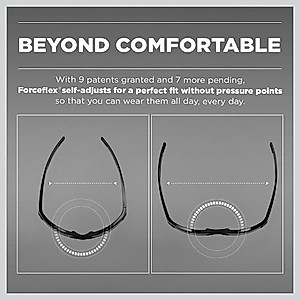 FORCEFLEX Heat | Flexible, Unbreakable Sports and Running Sunglasses for Men and Women