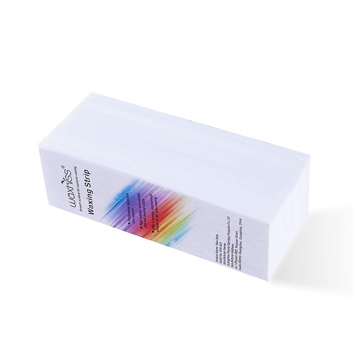 Waxkiss Beauty Non Woven Body and Facial Wax Strips Large 2.7×7.9 Hair Removal 200Pcs Epilating Strips