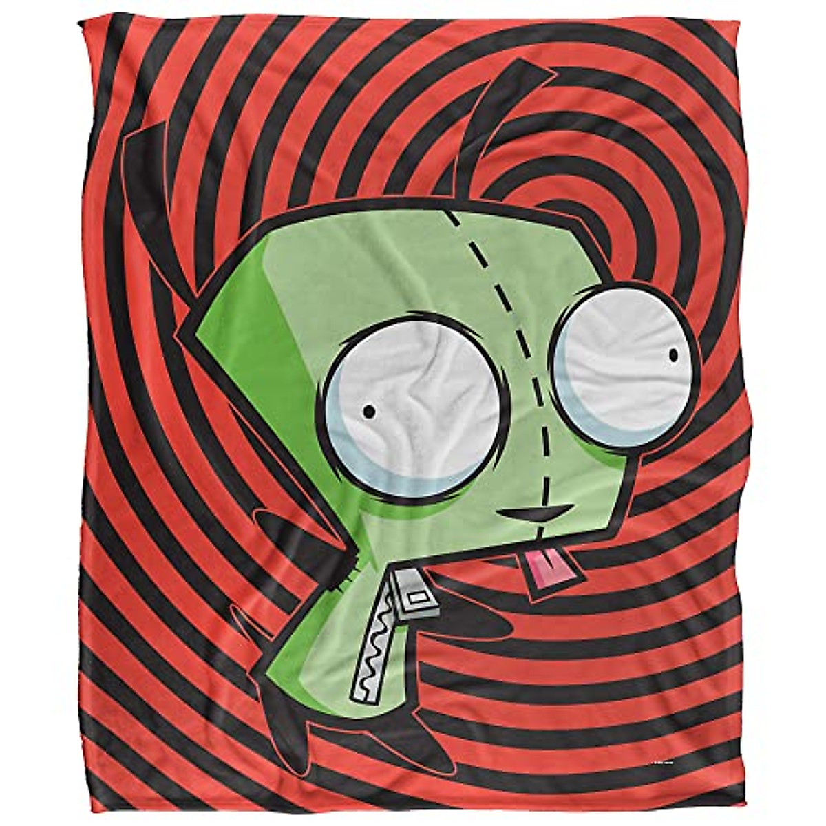Invader Zim Blanket, 50"x60" Invader Zim Gir Spiral Silky Touch Super Soft Throw Blanket