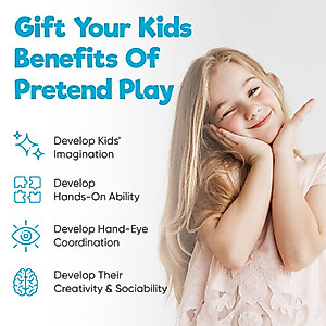 Misco Toys Kids Pretend Play Water Cooler Toy playset Kitchen Appliances, Childrens Pretend Play Action-Fun Appliance Set for Toddlers, Realistic use and Cups, Ages 3+ (Blue) (MT1400)