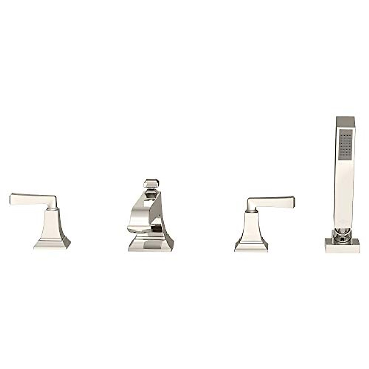 American Standard T455901.013 Town Square S Roman Tub Faucet with Personal Shower, Polished Nickel