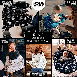 Milk Snob Original Star Wars 5-in-1 Cover, Little Rebel, Added Privacy for Breastfeeding, Baby Car Seat, Carrier, Stroller, High Chair, Shopping Cart, Lounger Canopy - Newborn Essentials, Nursing Top