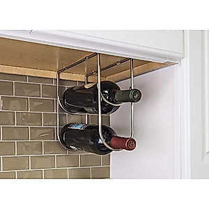Hardware Resources WBH-SN-R Wine Bottle Holder, Satin Nickel