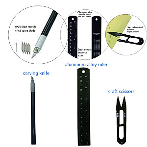 15 PCS Model Tools Kit Modeler Basic Tools Craft Set Hobby Tools Kit for Gundam Model 15 PCS Model Tools Kit Modeler Basic Tools Craft Set Hobby Tools Kit for Gundam Model Repair DIY