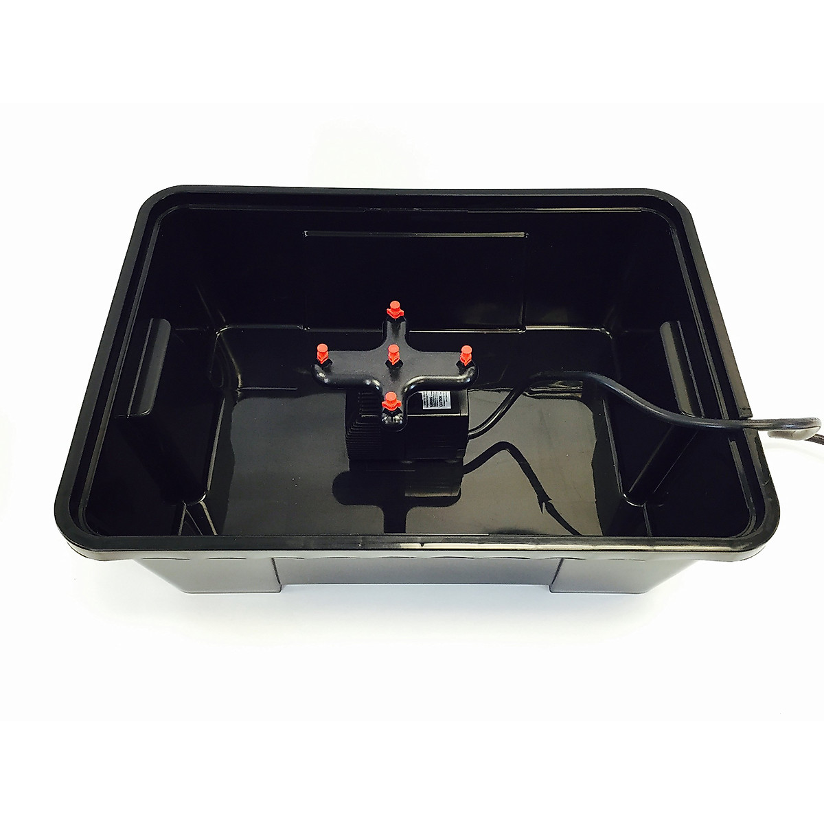 Viagrow® VCLN24 Clone Machine 24 Site Aeroponic Hydroponic System, Single, Black