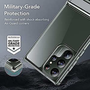 ESR for Samsung Galaxy S23 Ultra Case with Kickstand, 3 Stand Modes, Military-Grade Drop Protection, Slim Phone Cover, Boost Kickstand Case, Clear