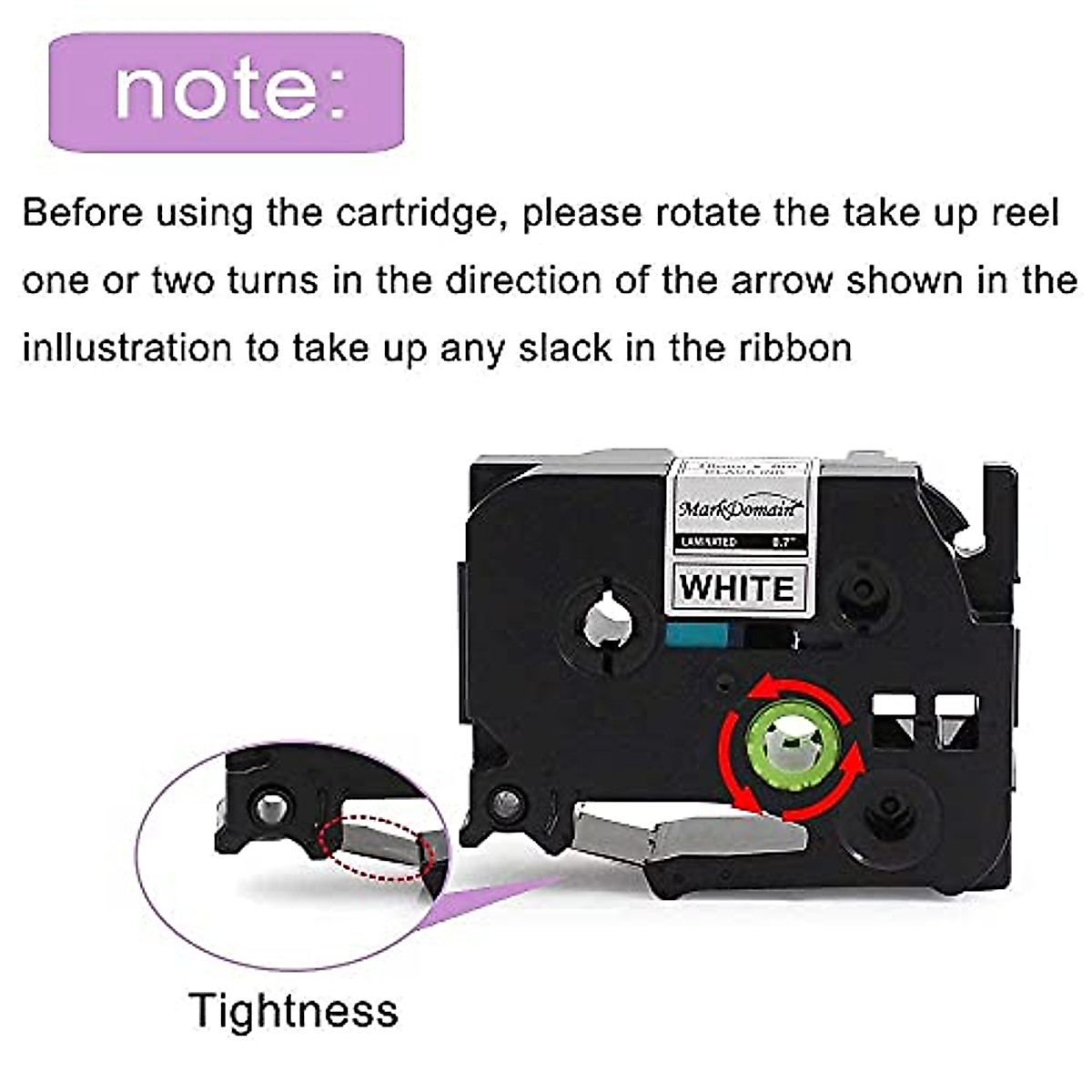 5-Pack, Tz Tape 18mm 0.7 Laminated White, Replacement for TZe-241 TZe241 TZ-241 3/4 Inch Compatible with Brother P Touch Label Maker PTD400 PTD600 PTD610BT PTD400AD PTP750W PT1880, Black on White