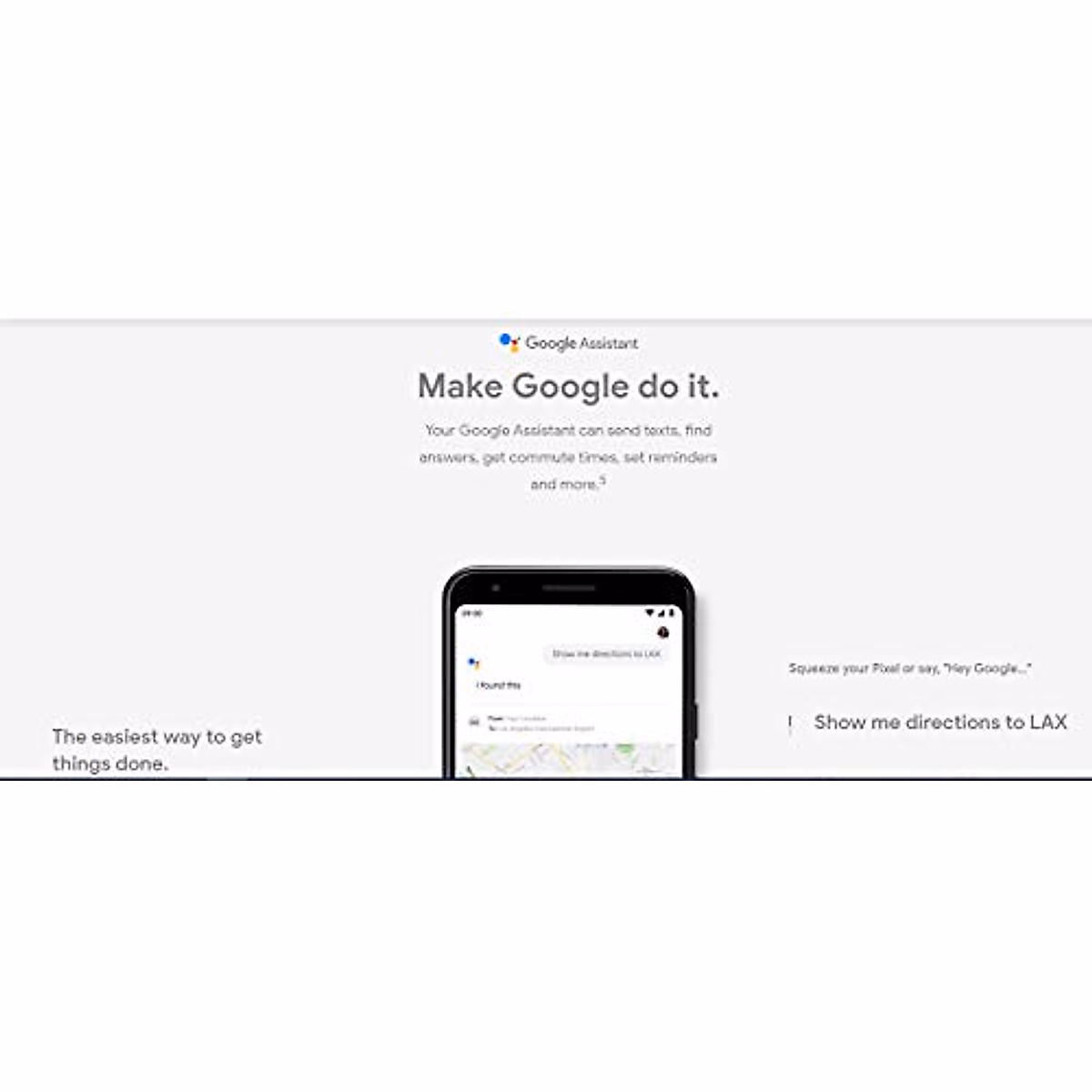 Google Pixel 3A (64GB, 4GB RAM) 5.6" Display - GSM/CDMA Factory Unlocked (AT&T/T-Mobile/Verizon/Sprint) Global 4G LTE International Model (Just Black)