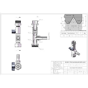 Faucet Adapter T&S installation kit, 7976KIT