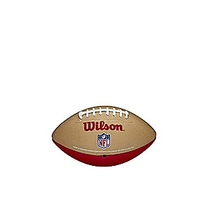 WILSON NFL Mini Team Retro Football-San Francisco, Brown