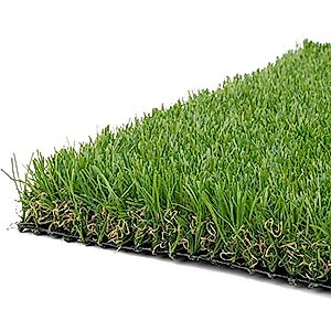PET GROW Realistic Artificial Grass Rug - Indoor Outdoor Garden Lawn Patio Balcony Synthetic Turf Mat - Thick Fake Grass Rug 3.3 FT x5FT(16.5Square FT)