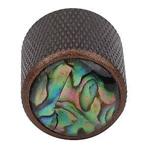 Demeras Electric Guitar Knobs, Tone Volume Control Knob Volume Knob Guitar Potentiometer Knob for Electric Bass (Bronze, Caibei) Accesorios de rendimiento