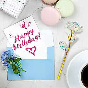 Mandy's 1pcs Artificial Colorful Rose Flowers 9.5" with Elegant Gift Box for Mother’s Day, Memorable Days, Birthday, Valentine's Day