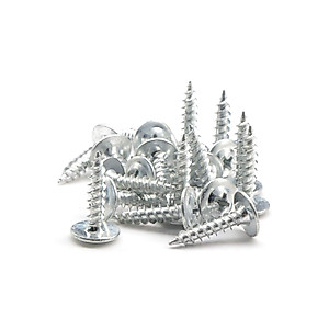 IMScrews 200pcs #8 x 3/4" Truss Head Screws Standard Thread Self Tapping Screws Wood Work MDF Zinc