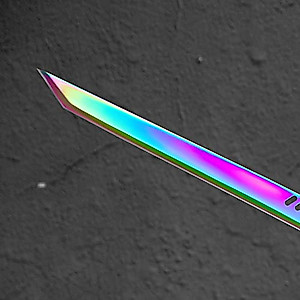 DISPATCH Full Tang Tactical Katana Ninja Sword Machete Fixed Blade Combat Stainless Steel Blade with Sheath for Hunting, Outdoor Camping, Survival