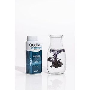 Qualia Synthetic Fabric Dye, Easy to Use, Perfect for Synthetic Fabrics: Polyester, Spandex, Nylon, and More, Ultra-Concentrated Colors for Vibrant Results, Pearl Blue, 1 Pack