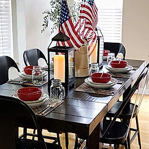 Amagic 10” x 4” Outdoor Waterproof Candles with Remote Control, Battery Operated Large Flameless Candles with Timer, Won’t melt, Long-Lasting, Ivory White, Set of 2