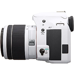 Pentax K-50 16MP Digital SLR Camera Kit with DA L 18-55mm WR f3.5-5.6 and 50-200mm WR Lenses (White) - International Version