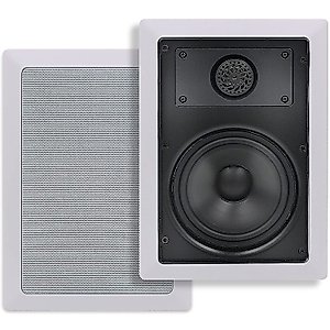 Herdio 5.25 Inch Ceiling Speakers Flush Mount in Wall Speakers Perfect for Home，Living Room，Kitchen，Office