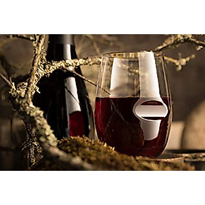 govino Go Anywhere Wine Glasses | Dishwasher Safe, Flexible, Shatterproof, and Recyclable | 16 oz. Each | Set of 8.