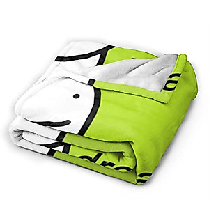 RVFGE Dream Smile Merch Blanket Flannel Fleece Throw Blankets Soft Cozy Plush Blanket Microfiber for Kids Adult Gifts 50x40 inch, Black6