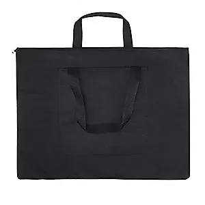Ylucky Canvas Art Portfolio Bag Artist Carry Shoulder Bag Drawboard Bags for Drawing Sketching Painting Art Case Travel Art Supplies Tote Bag Carry Storage Sketch Board Art Materials Organization