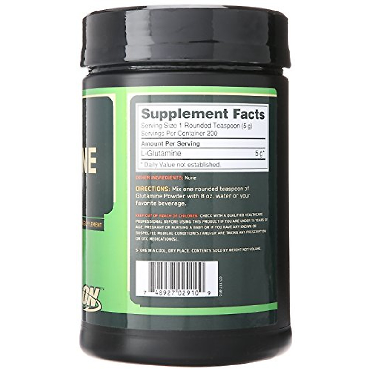 Optimum Nutrition Glutamine Powder, 1000g