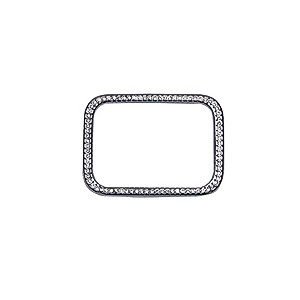 HAILWH Bling Rhinestones Applique Cover Accessories Fit for Mercedes Benz 2022 2023 C Class W206 Bling Accessories (Parking Button Frame)