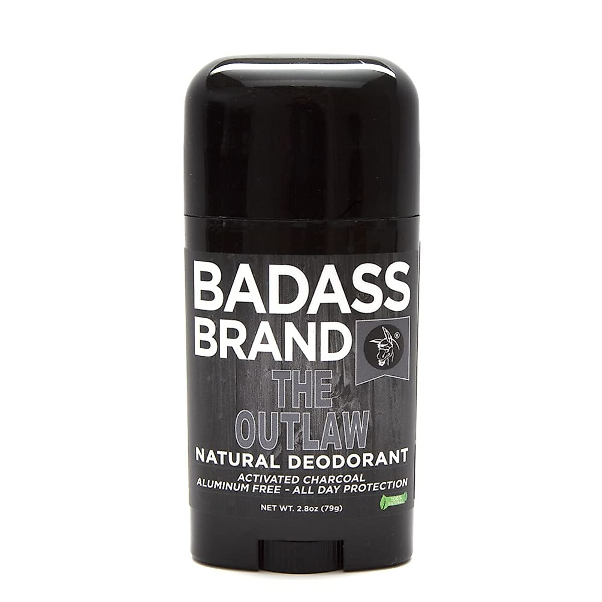 Badass Beard Care's Badass Deodorant Stick - The Outlaw Scent, 2.8 oz - All Natural, Kills Odor Causing Bacteria and Absorb Excess Moisture, 10 Different Scents Available