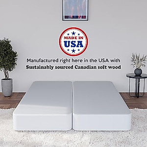 Greaton Fully Assembled Low Profile Wood Traditional Boxspring/Foundation, King