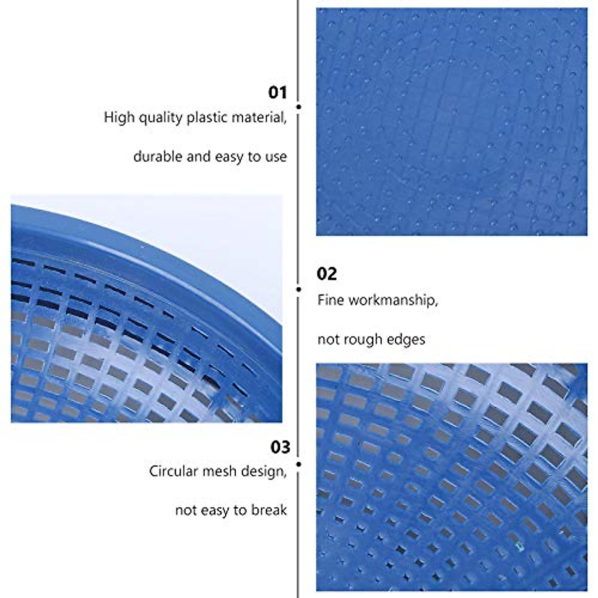 POPETPOP 8pcs Plastic Bird Nest-Bird Nesting Bowls Pigeon Nest Bowl Breeding Hatching Nest for Pigeons, Quails, and Small Birds